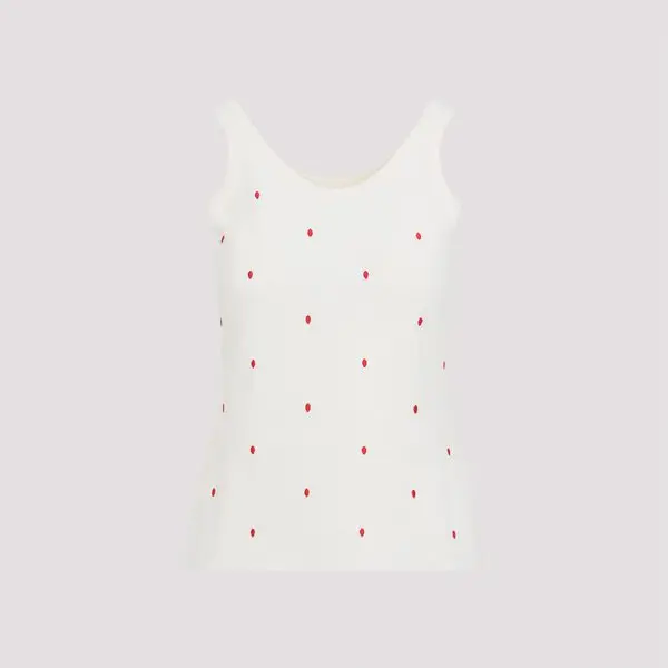 Bottega Veneta Tank Top - White