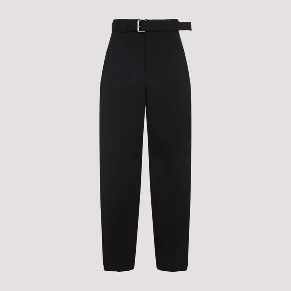 Bottega Veneta High-waisted Wool Belted Trousers