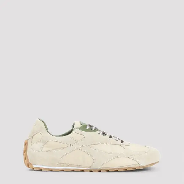 Bottega Veneta Orbit Suede Sneakers - White