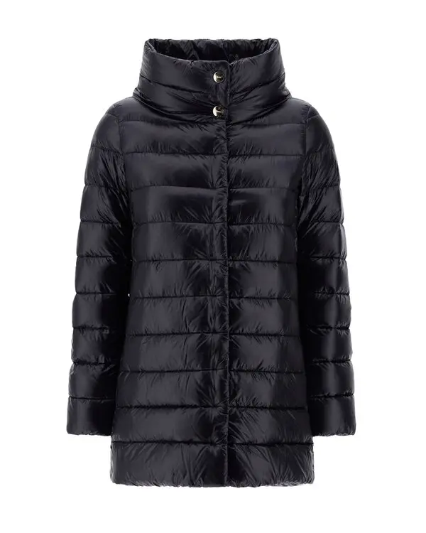 Herno Long Quilted Puffer Coat - Nero