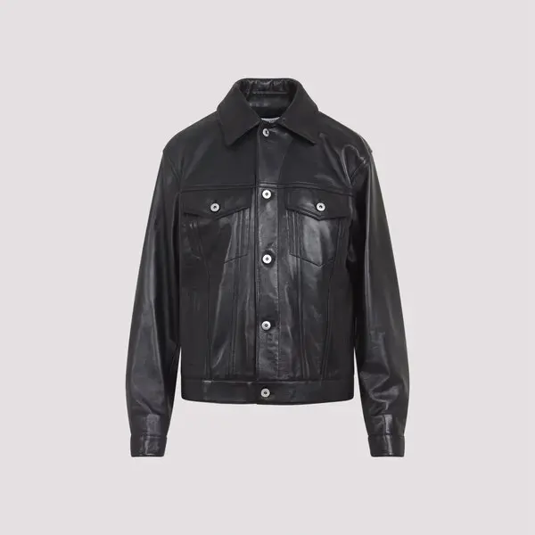 Bottega Veneta Lethe Mini Leather Jacket - Black