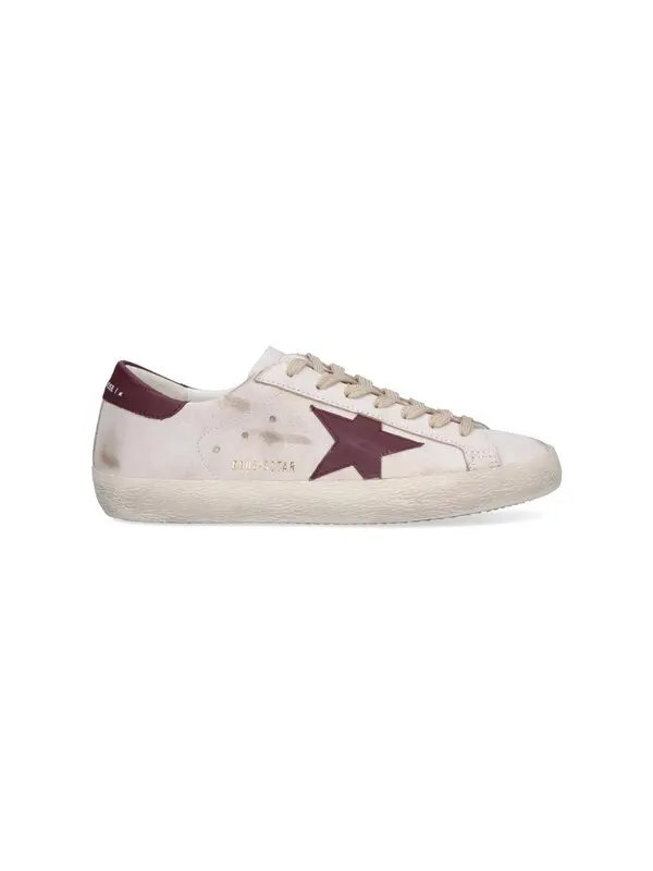 GOLDEN GOOSE Distressed Leather Low-top Sneakers