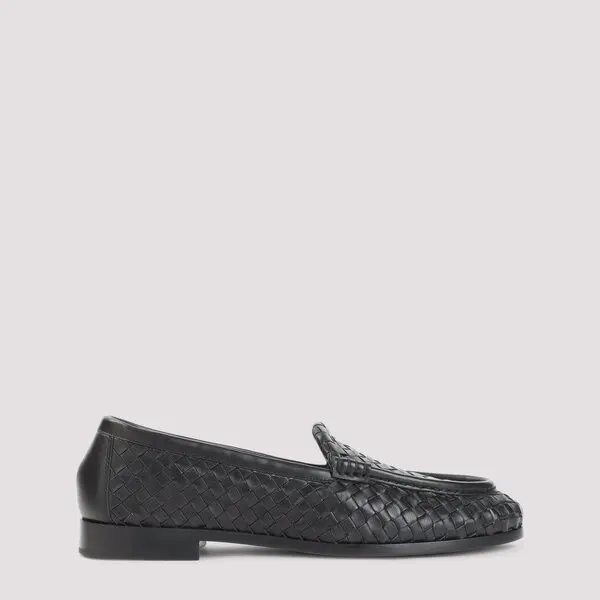 Bottega Veneta Silenzio Loafers - Black