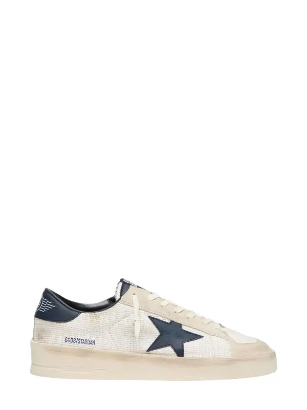 GOLDEN GOOSE Suede-trim Leather & Cotton Sneakers