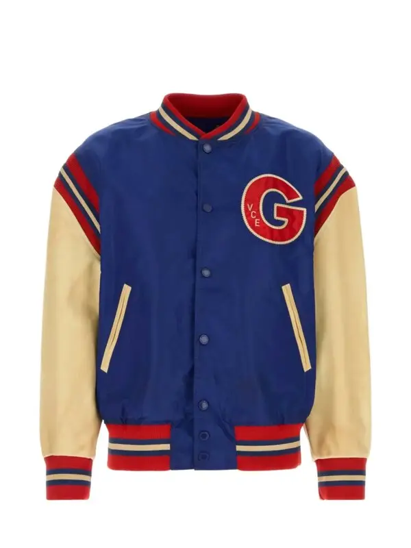 GOLDEN GOOSE Varsity Bomber Jacket - Navy