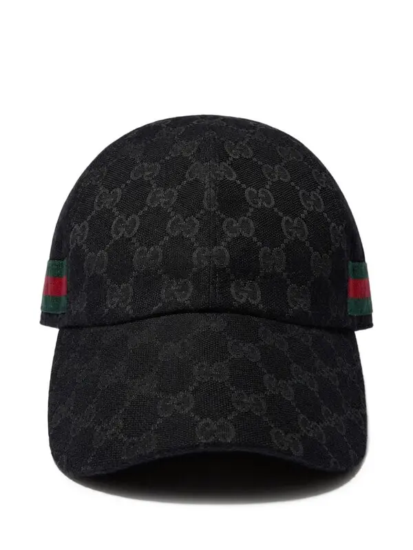 Gucci Monogrammed Baseball Cap - Blackdgren