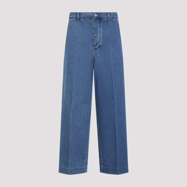 Bottega Veneta Straight-leg Cotton Jeans - Blue