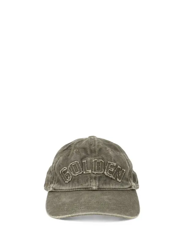 GOLDEN GOOSE Embroidered Baseball Cap - Green