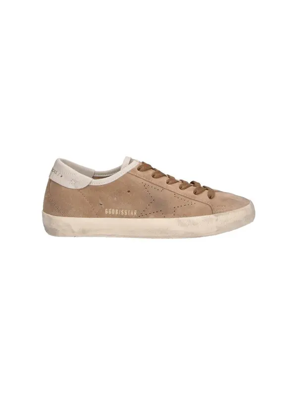 GOLDEN GOOSE Low-top Suede Sneakers - Brown