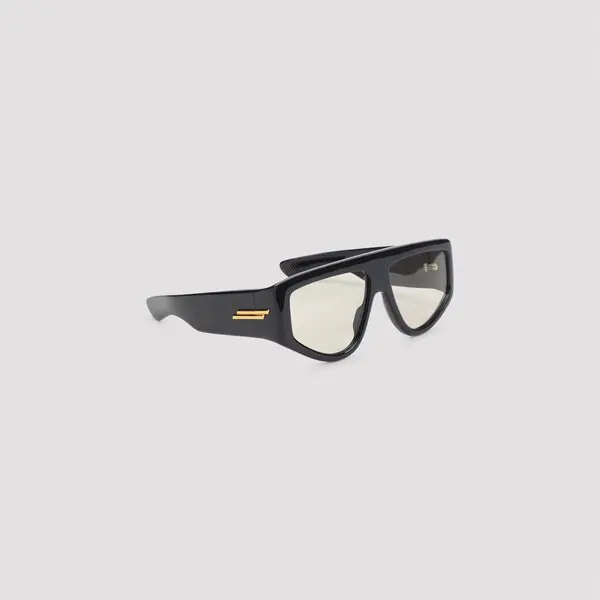 Bottega Veneta Acetate Mask Sunglasses - Black