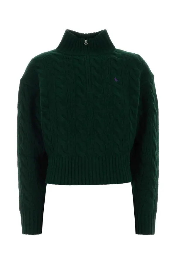Polo Ralph Lauren Wool-cashmere Crewneck Sweater - Green