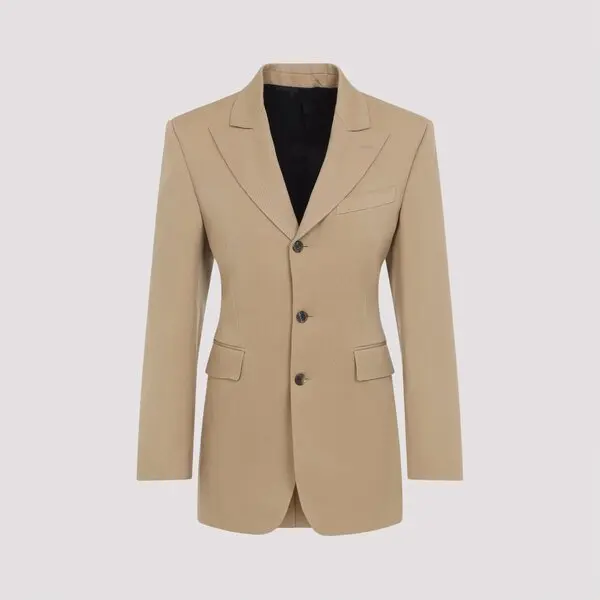 Celine Classic Wool Blazer - Brown