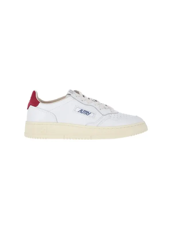 AUTRY Leather Lace-up Sneakers - White