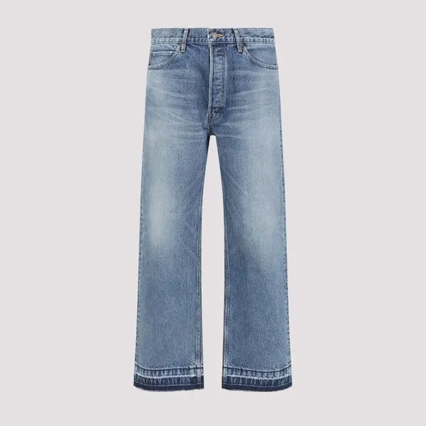 Celine Slim Fit Cotton Jeans - Blue