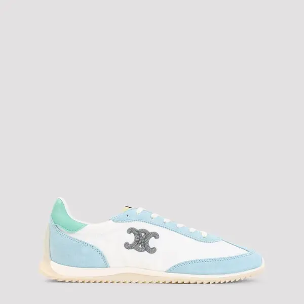 Celine Low Top Racer Sneaker Triomphe - White