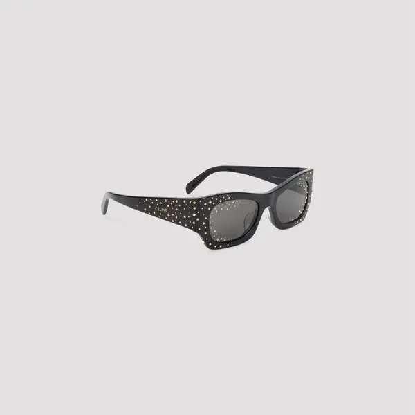 Celine Graphic Mini Sunglasses - Black