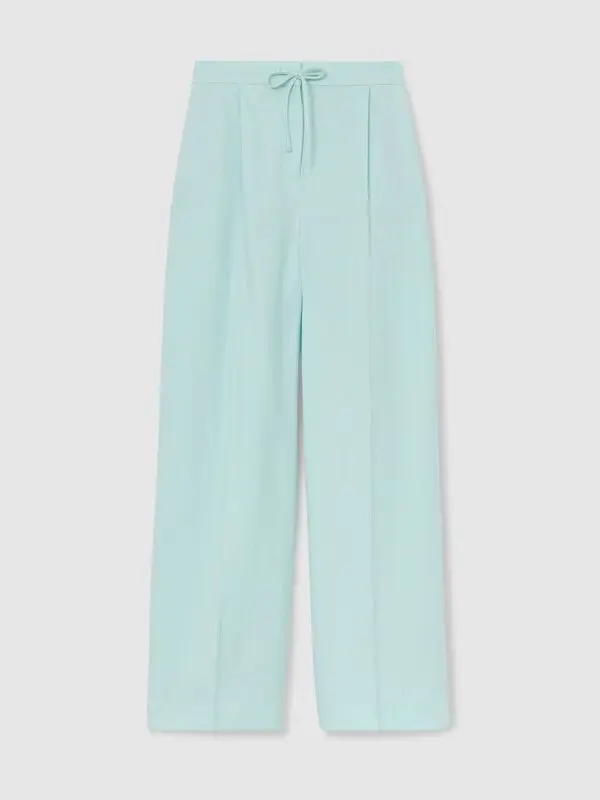 REISS Esther Wide-leg Drawstring Trousers