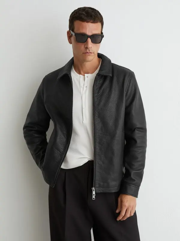 REISS Ortega Jacket - Black