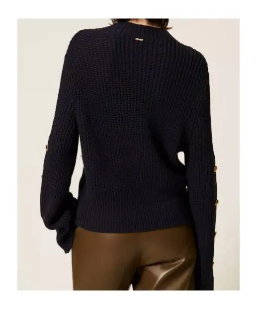 TWINSET Knit Top With Button Detailing