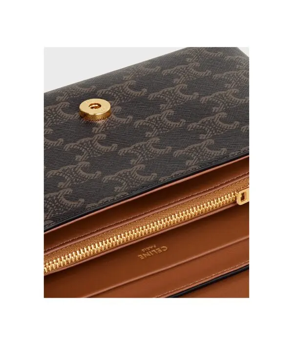 Celine Teen Victoire Bag In Triomphe Canvas