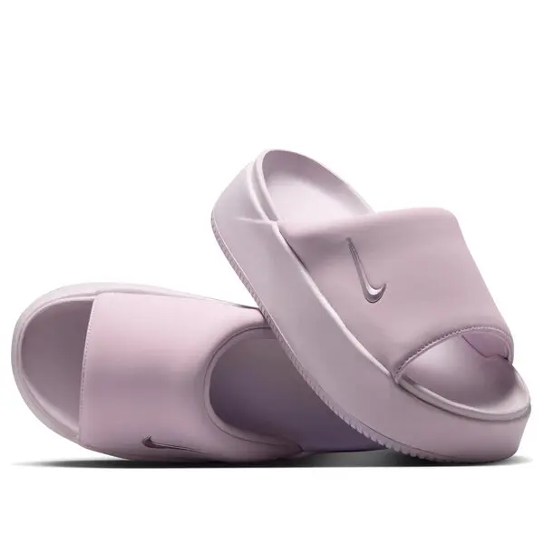 Nike Calm Elevation Slides - Bleached Lilac/bleached Lilac