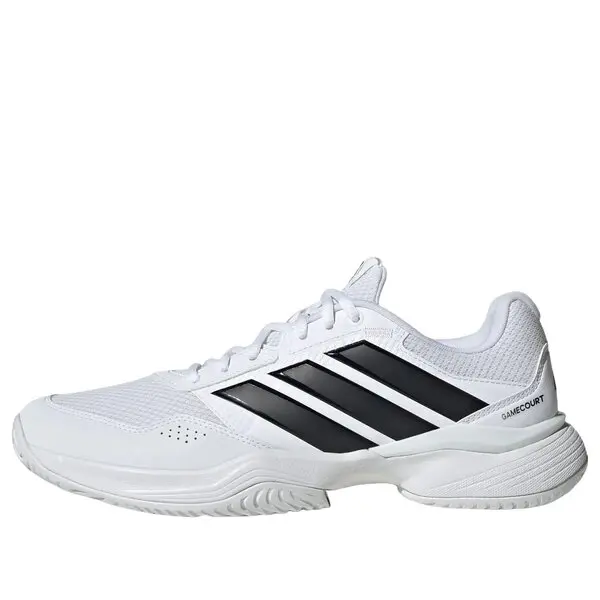Adidas Gamecourt 3 All-court Athletic Sneakers - Cloud White/core Black/core Black