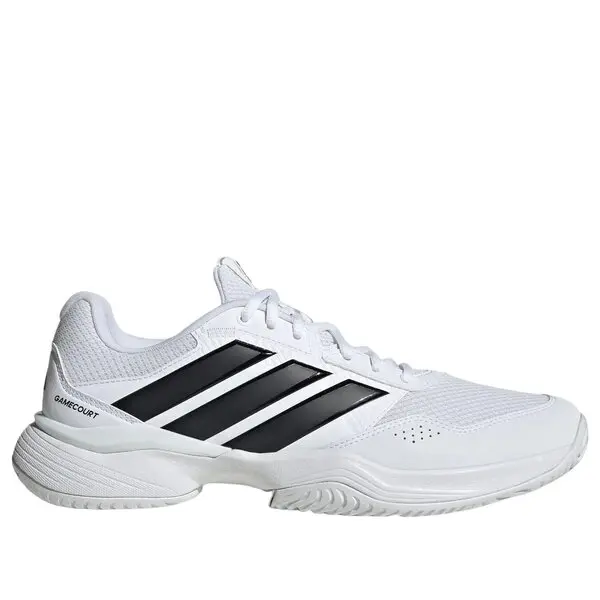 Adidas Gamecourt 3 All-court Athletic Sneakers - Cloud White/core Black/core Black