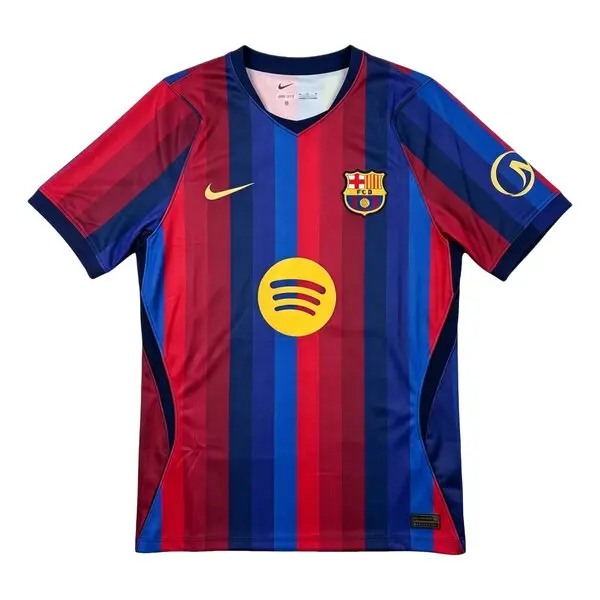 Nike X F.c. Barcelona 2026/27 Stadium Home Dri-fit Replica T-shirt - Deep Garnet/blue Void/blackened Blue