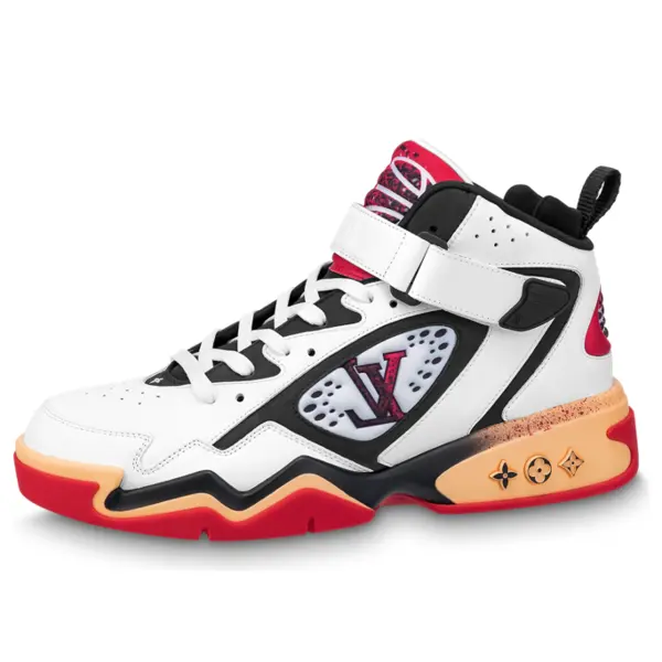 LOUIS VUITTON Trainer 2 Sneakers 'white Red - White/black/red