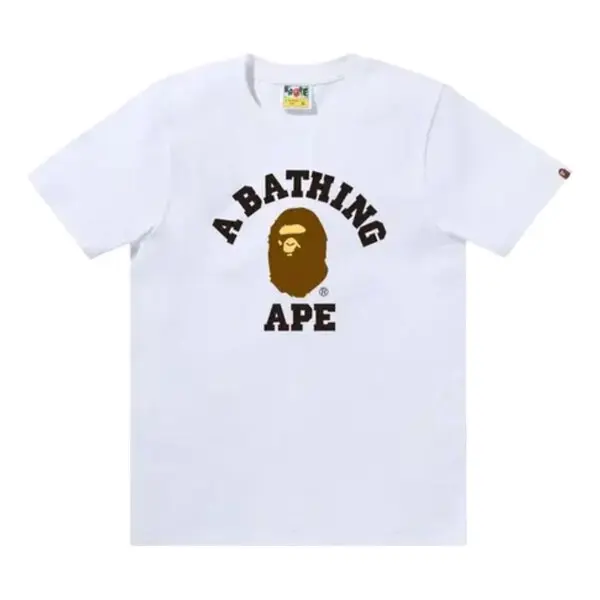 A BATHING APE College T-shirt