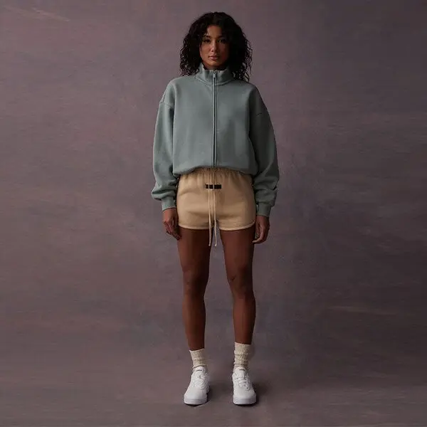 Fear Of God Ss23 Filled Nylon Jacket 'sycamore