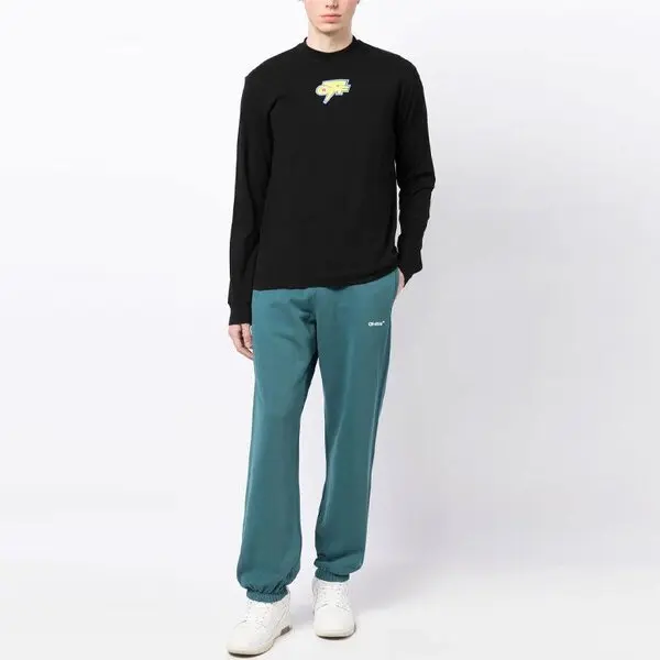 Off-White Chain Arrow Slim Sweatpants 'duck - Green