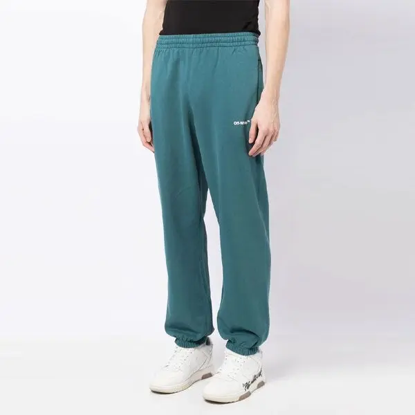 Off-White Chain Arrow Slim Sweatpants 'duck - Green