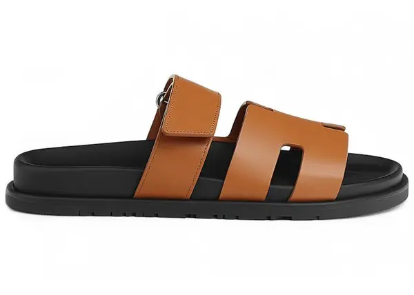 Hermès Chypre Sandal Calfskin - Naturel
