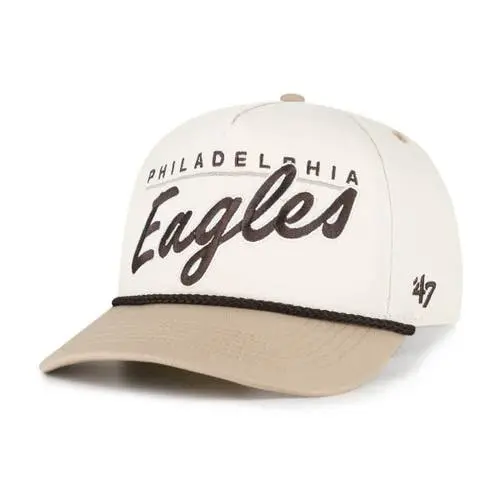 '47 Tan Philadelphia Eagles Neutral Terrain Hitch Rope Adjustable Hat