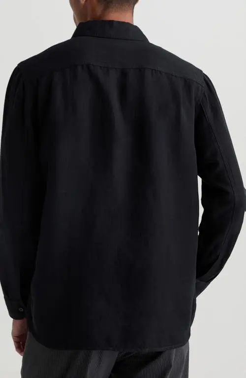 Ag Mason Long Sleeve Linen Blend Work Shirt