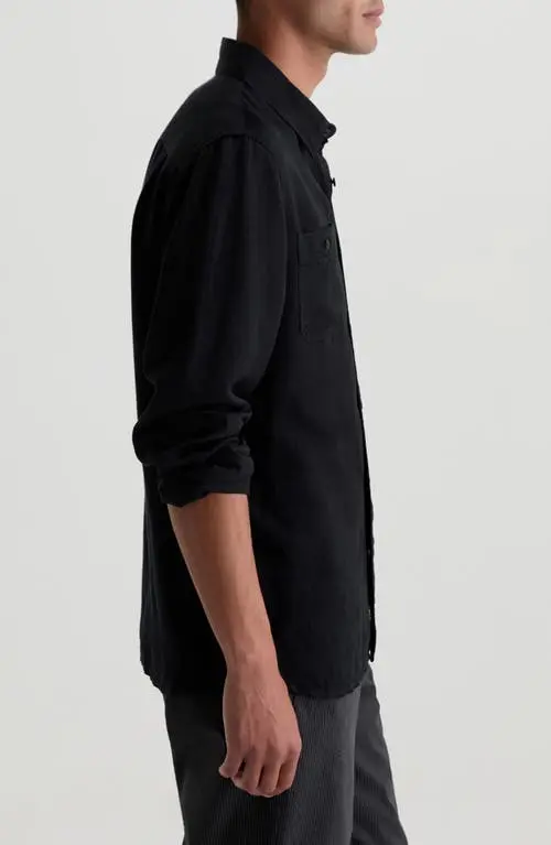 Ag Mason Long Sleeve Linen Blend Work Shirt