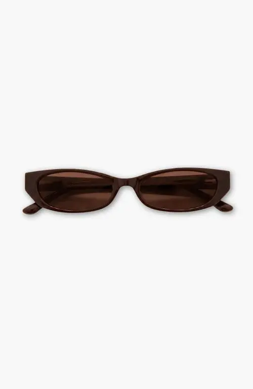 INDY Gisele Cat Eye Polarized Sunglasses - Brown