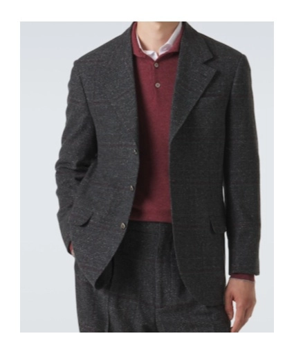 Brunello Cucinelli Checked Suit