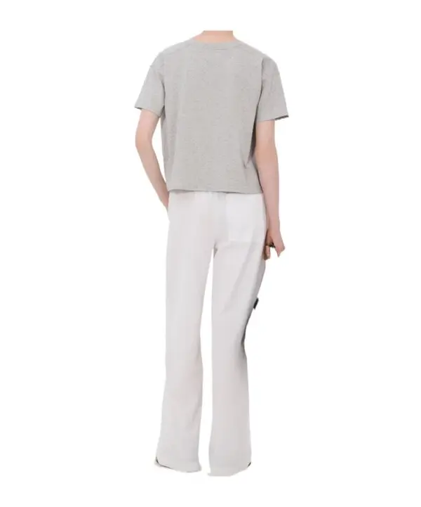 Loulou De Saison V-neck Cropped T-shirt