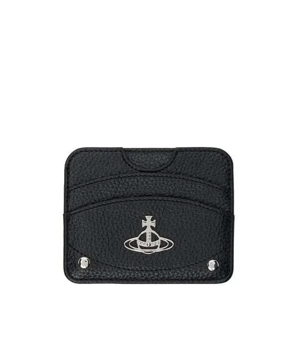 VIVIENNE WESTWOOD Logo Plaque Rectangle Card Holder