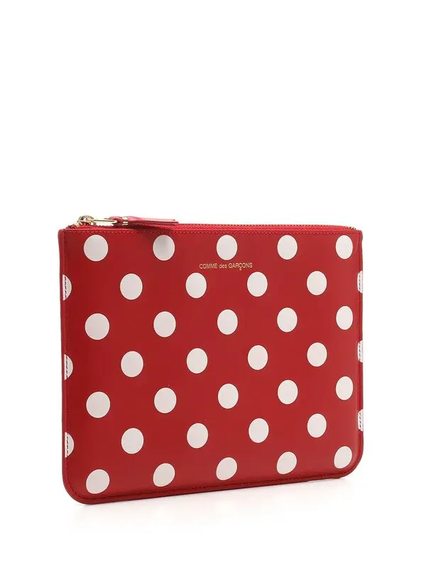 Comme Des Garçons Wave Spot Pattern Handbag