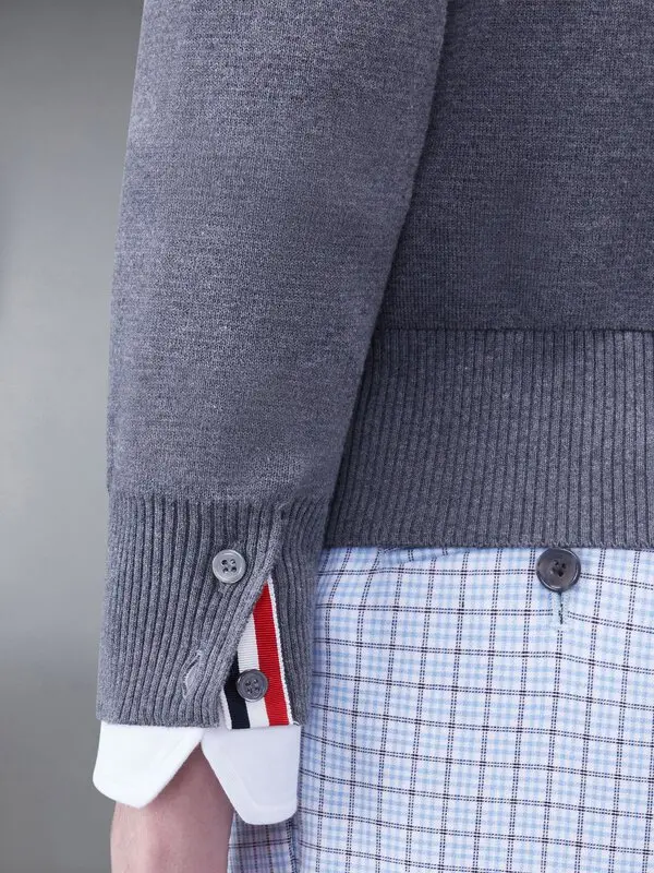 Thom Browne Striped Zip-up Hoodie