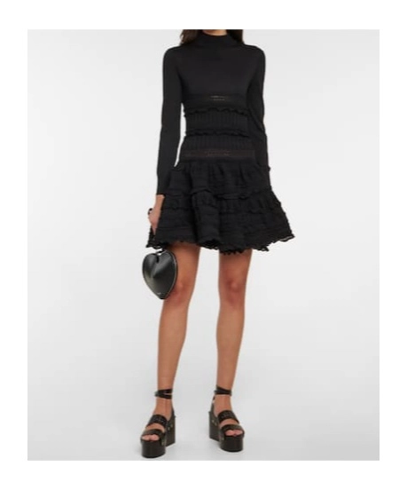 Alaïa Crinoline Wool Minidress