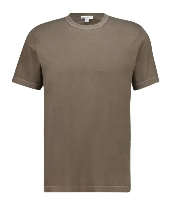 JAMES PERSE Crew-neck Short-sleeve T-shirt - Caribou