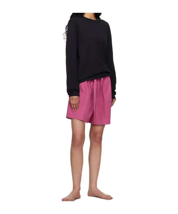 TEKLA Drawstring Pyjama Shorts
