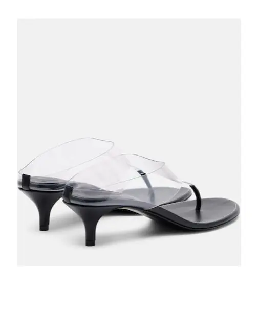 Magda Butrym Leather And Pvc Thong Sandals