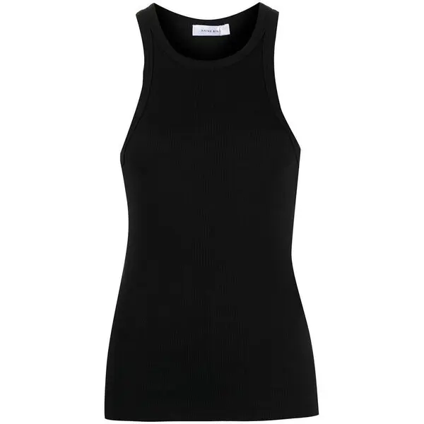 ANINE BING Eva Racerback Tank Top - Black