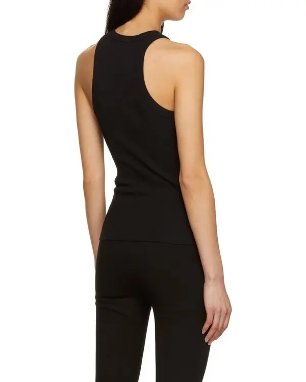 ANINE BING Eva Racerback Tank Top - Black