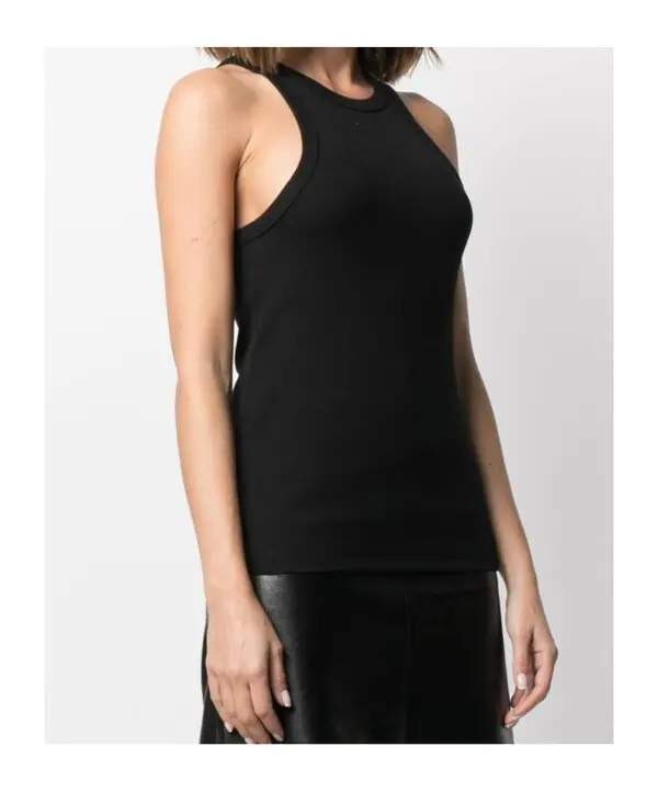 ANINE BING Eva Racerback Tank Top - Black